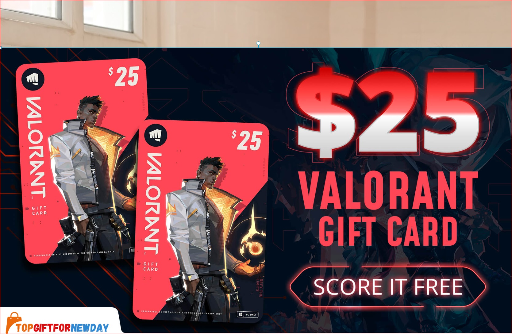 25 Valorant Gift Card